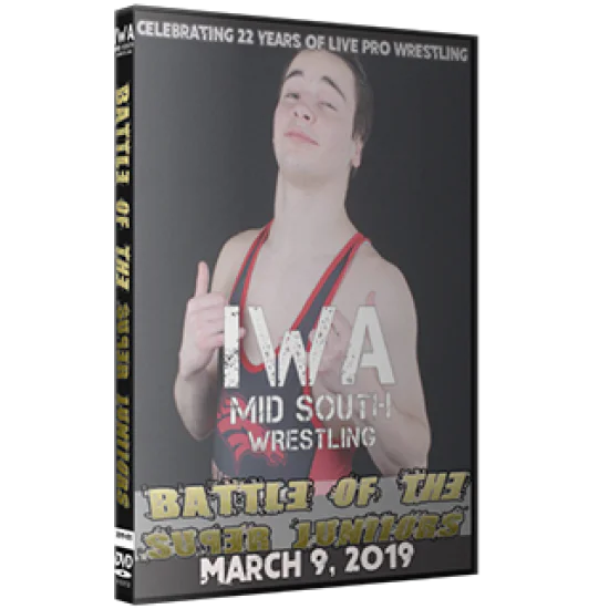IWA Mid-South DVD March 9, 2019 "Battle Of The Super Juniors ...